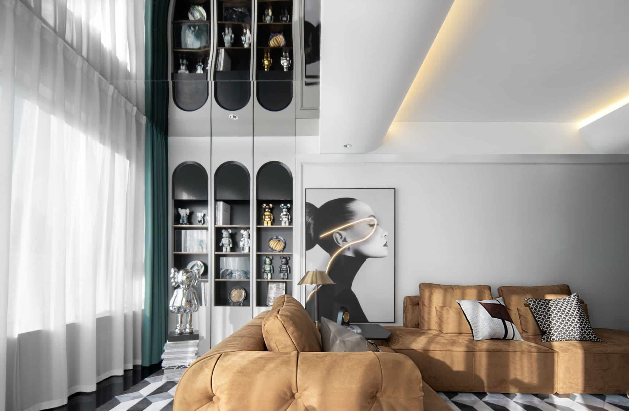 Suspended Elegance: Artistic Minimalism Defines Chic Duplex Living ...